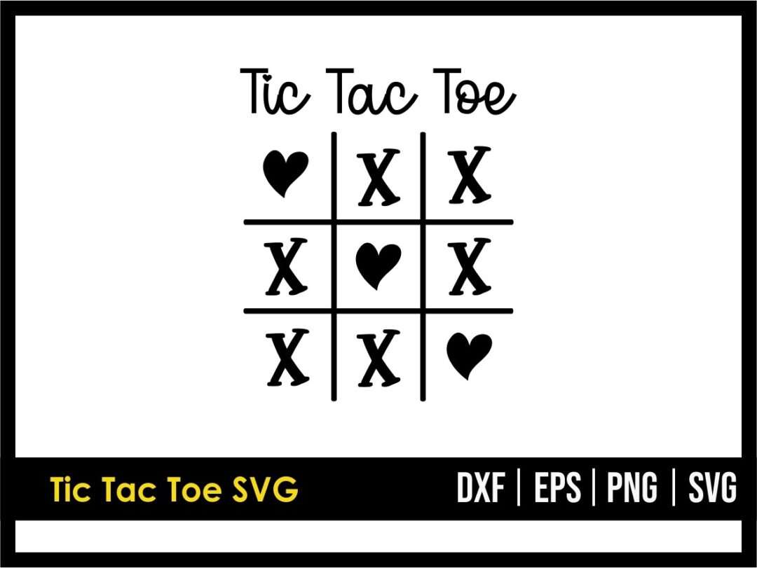 Tic Tac Toe SVG | Vectorency
