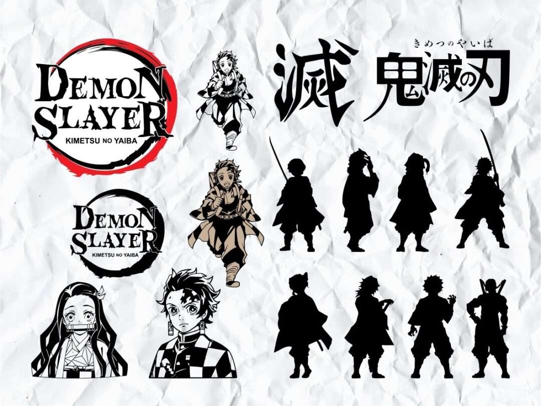Demon Slayer SVG Bundle Vectorency