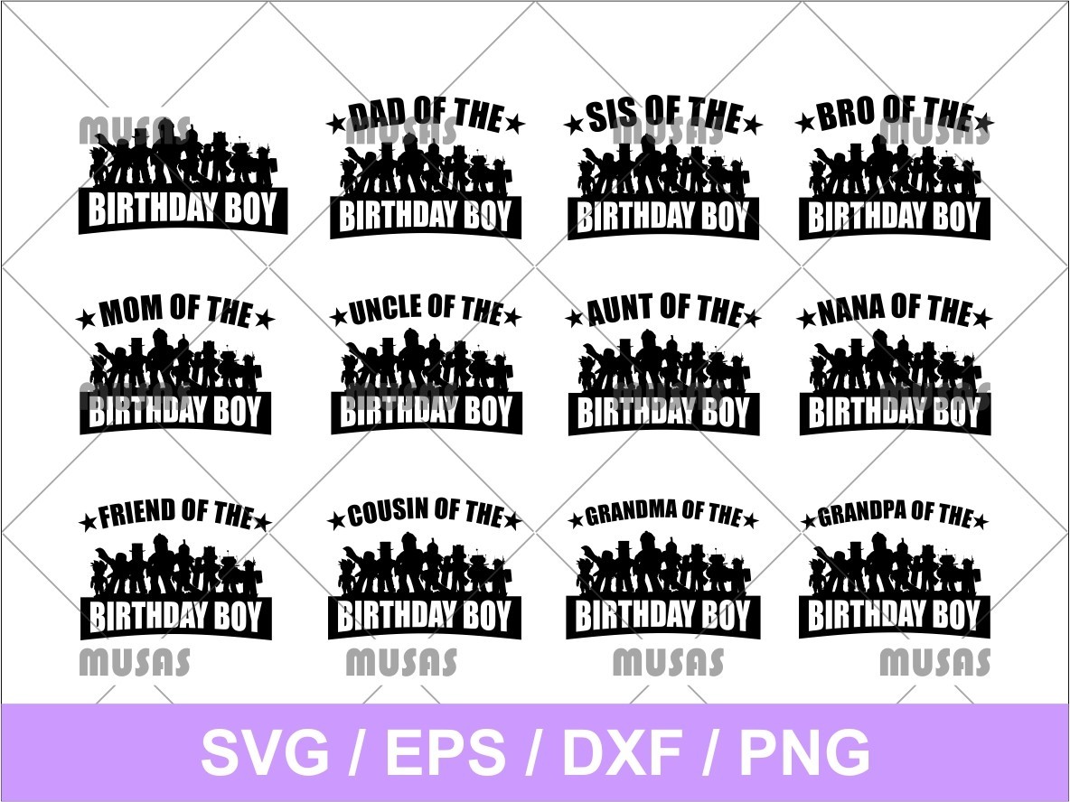 Roblox Birthday Boy SVG | Vectorency