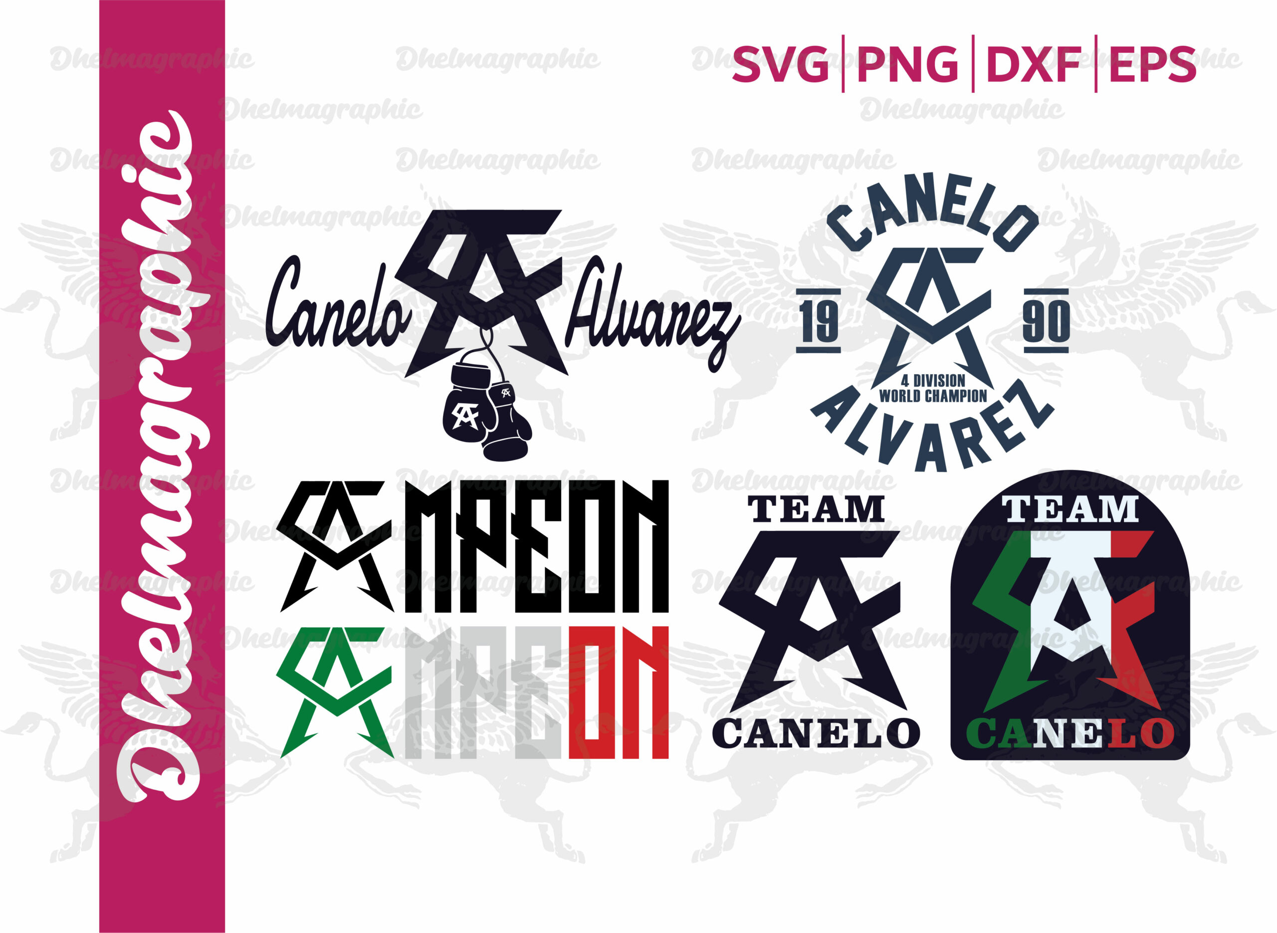 Team Canelo Svg Bundle Canelo Logo Svg Canelo Alvarez Svg Canelo Svg