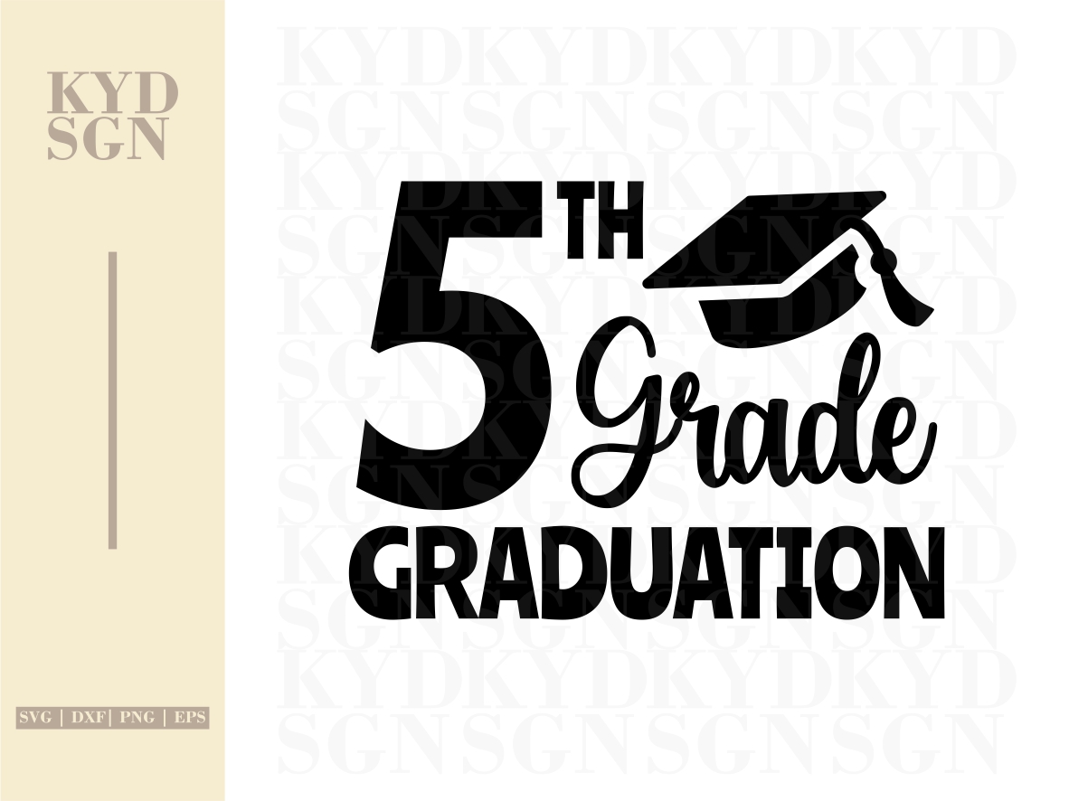 5th Grade Graduation SVG | Vectorency