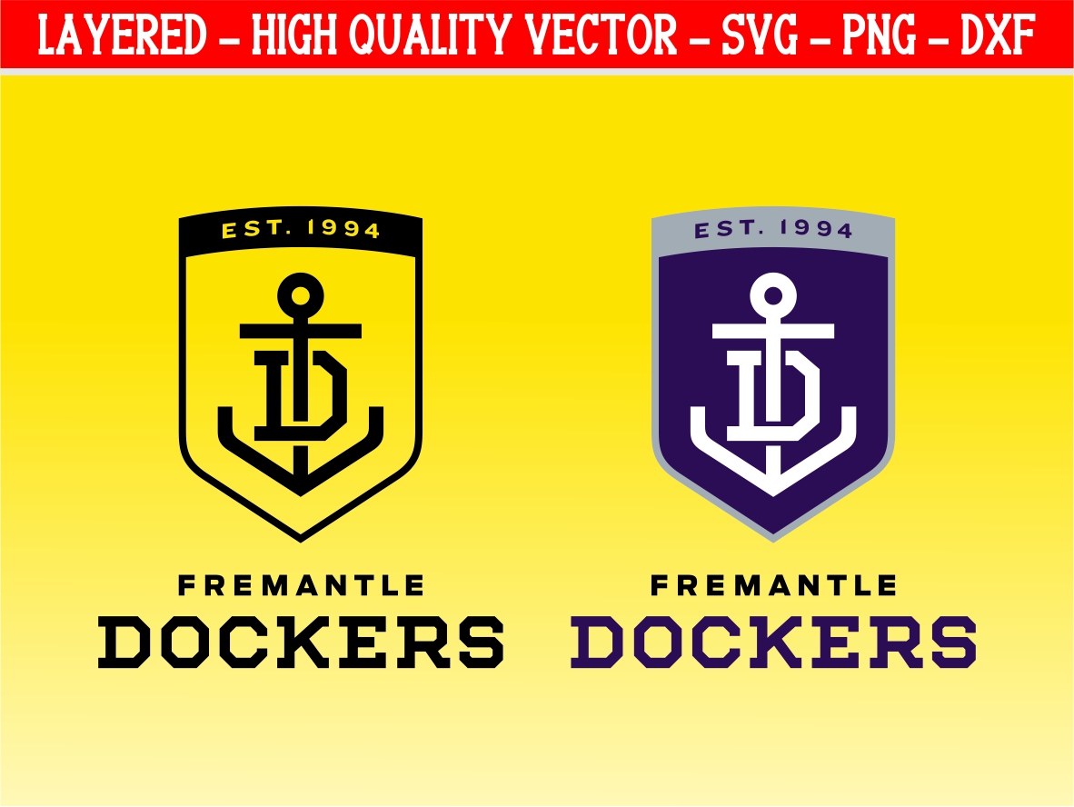 Australian Football League Team Fremantle Logo SVG Cut File Cricut ...