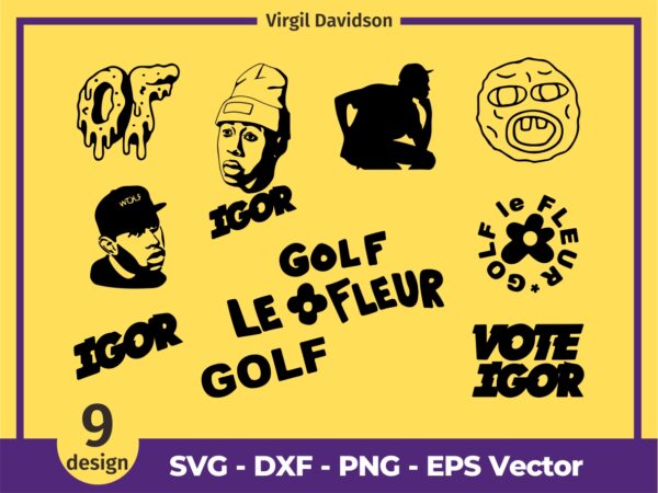 Tyler The Creator SVG, Vote Igor, Golf | Vectorency