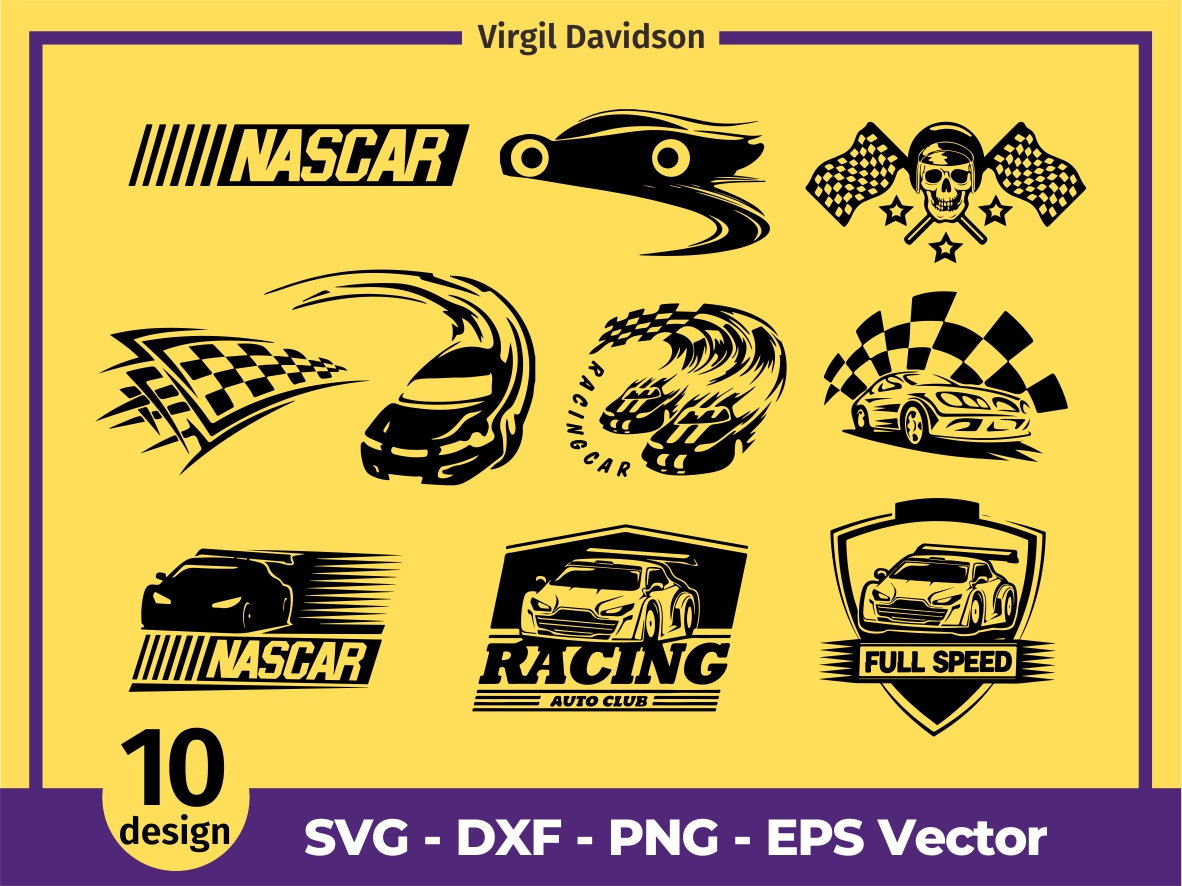 Nascar Vector Clipart