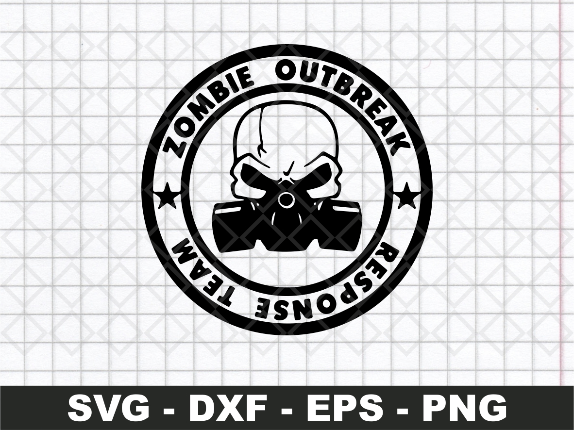 Zombie Outbreak Response Team PNG SVG | Vectorency