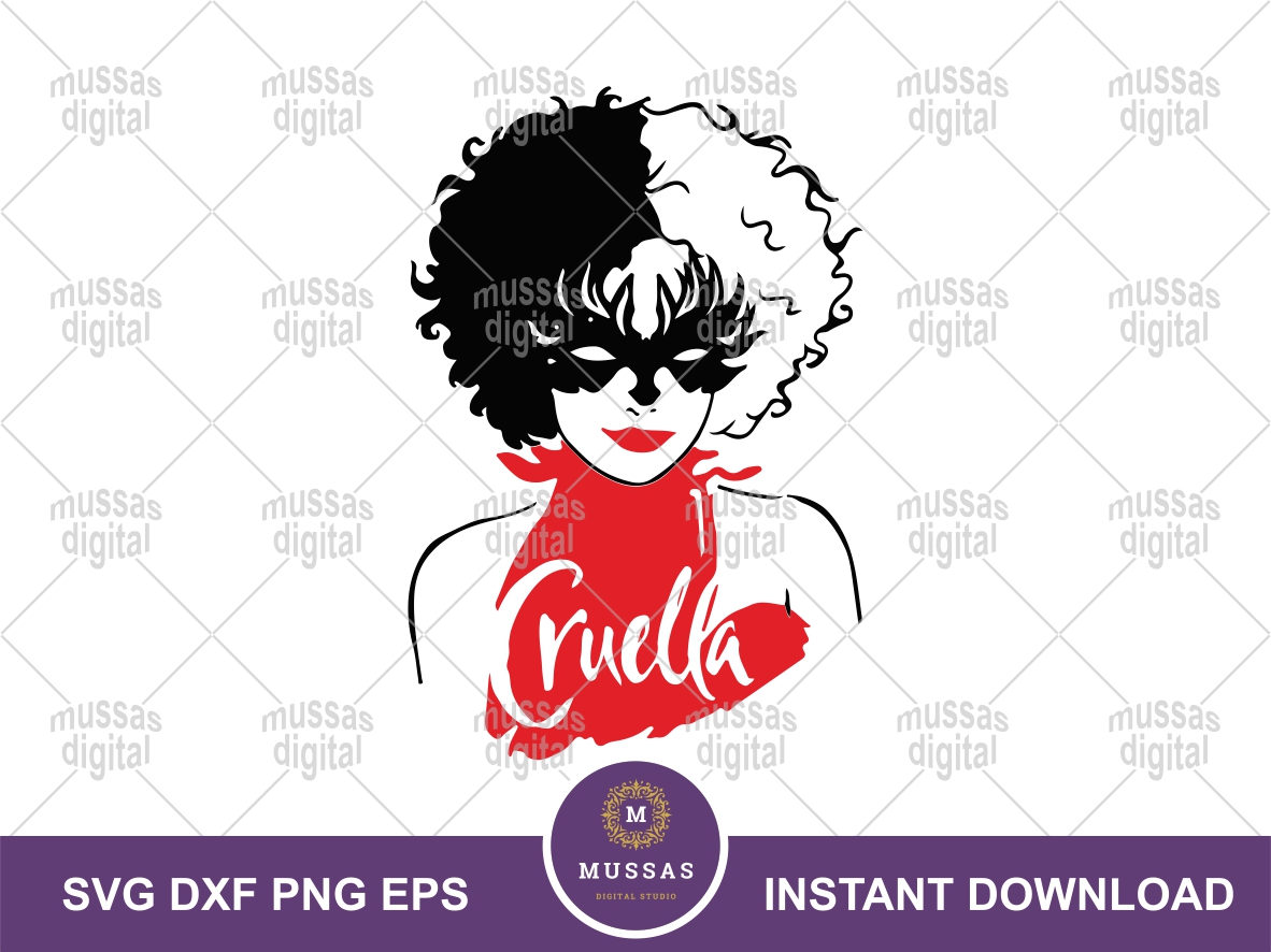 Cruella Svg Design For Cricut Cruella Vector Emma Stones Vectorency